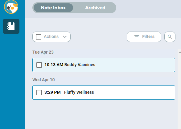 Accessing and Editing your notes