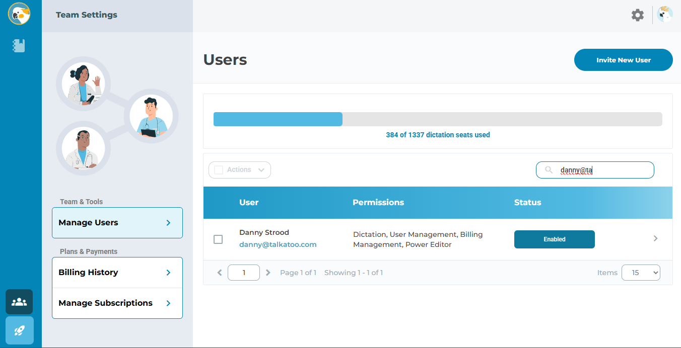 Using the Admin Panel to Manage Talkatoo
